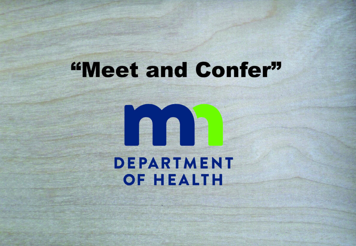 Department of Health “Meet and Confer” - Minnesota Government ...